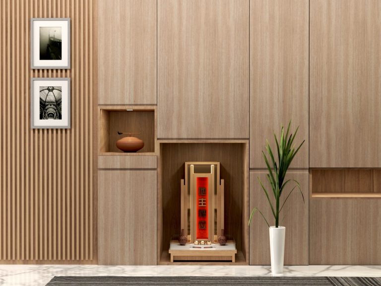 Chinese Earth Shrine and Interior Design | Interior Design by Bareo